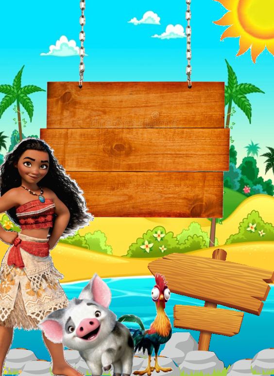 Convite Moana