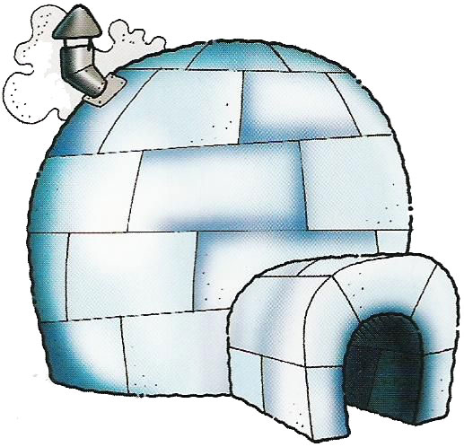 Dibujos de iglu para imprimir | Imagenes y dibujos para imprimir