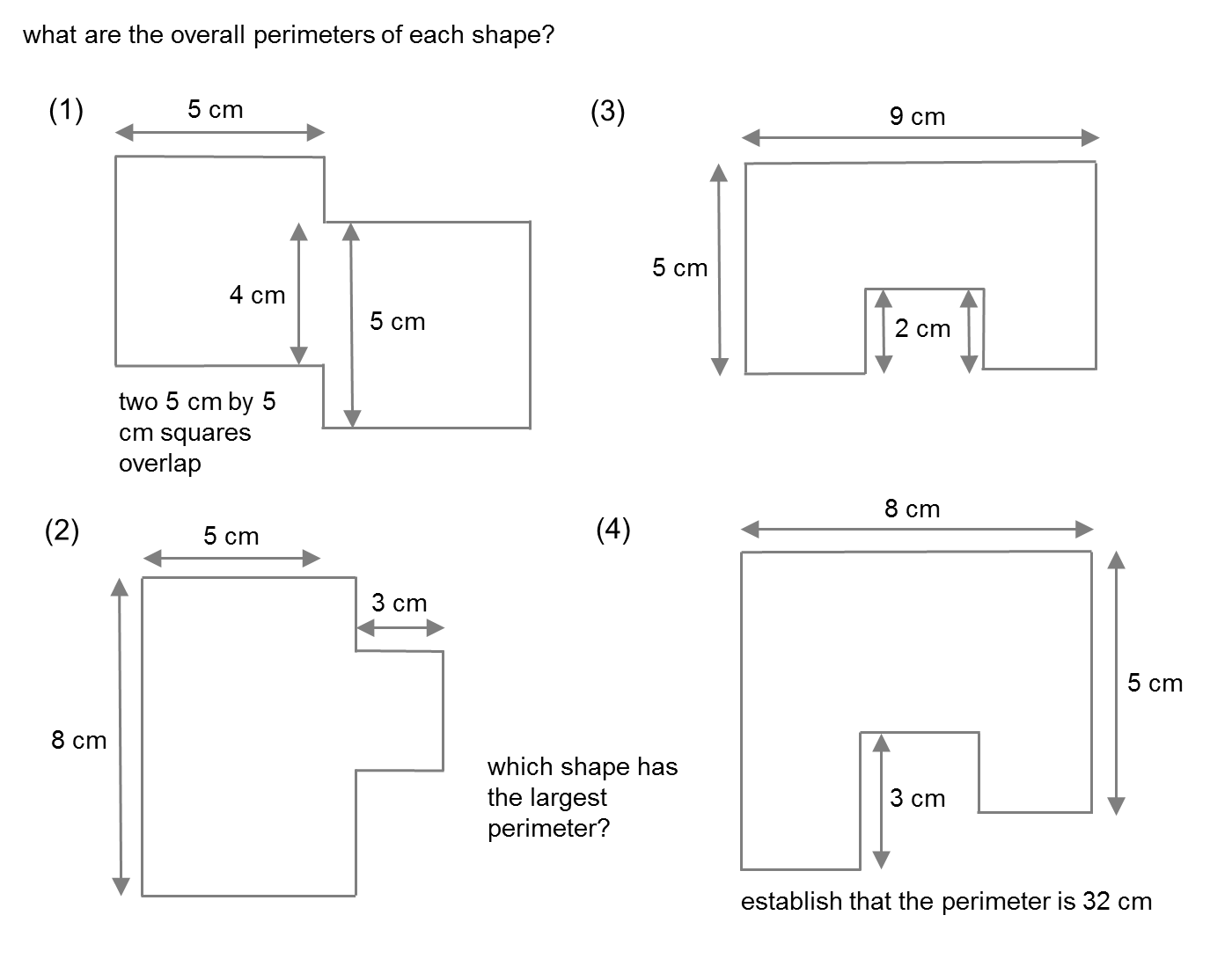 MEDIAN Don Steward mathematics teaching: harder perimeter