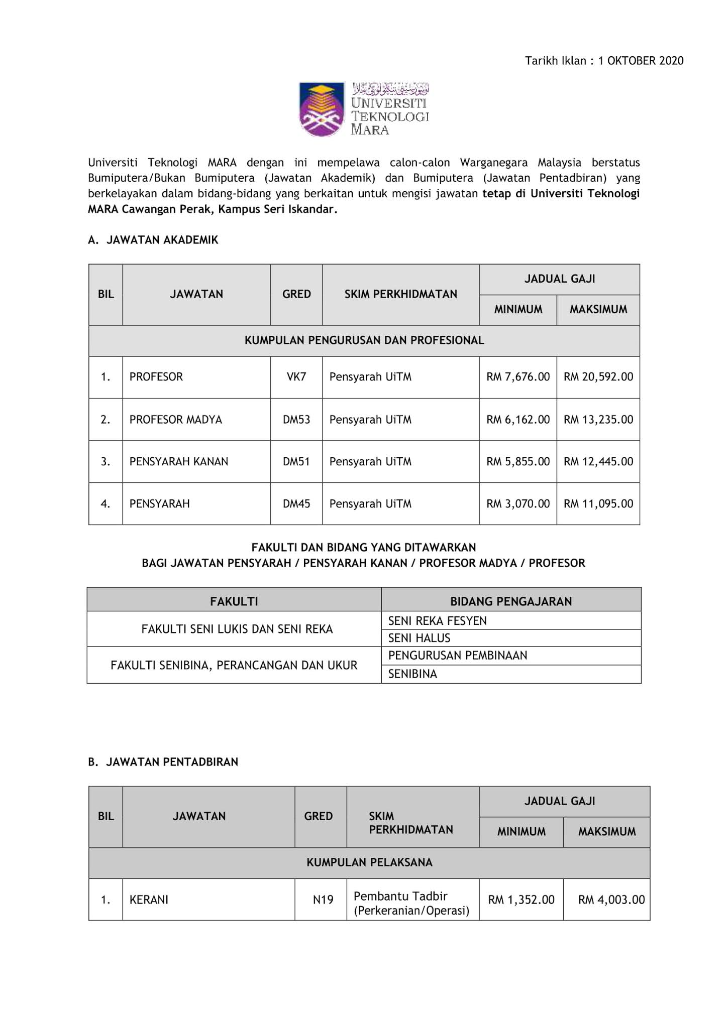 UNIVERSITI TEKNOLOGI MARA (UITM) PERAK