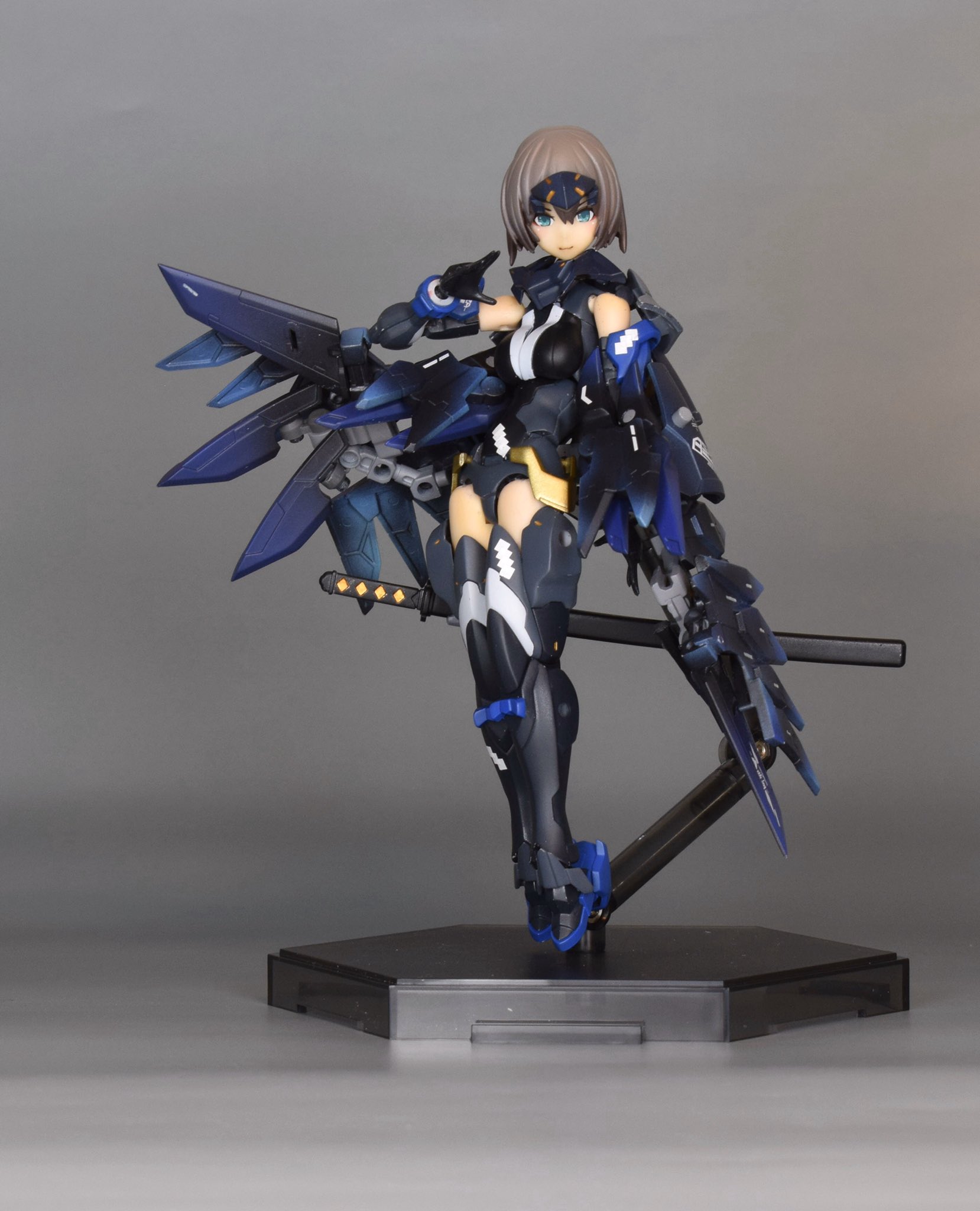 [ Custom ] - Megami Device Asra Ninja - Yaksha Crow Kurama - by ファジー ...