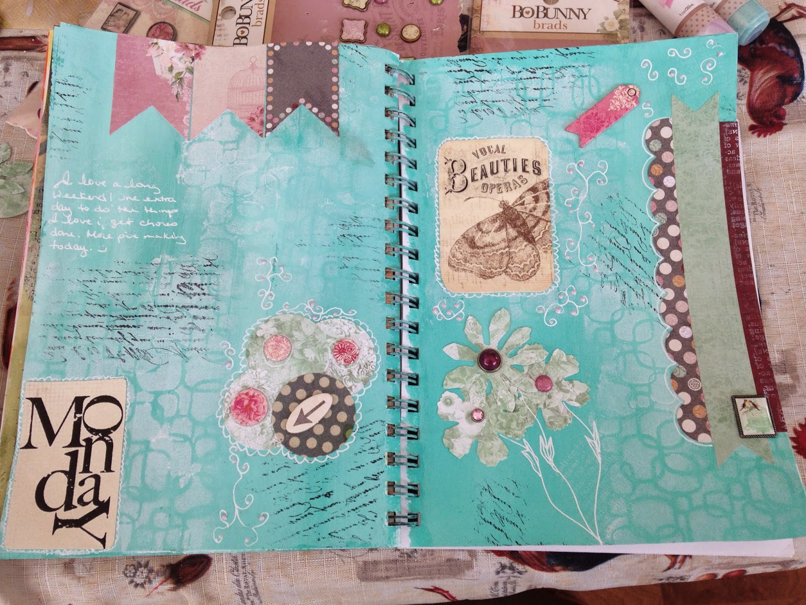 Monday Art Journal Page