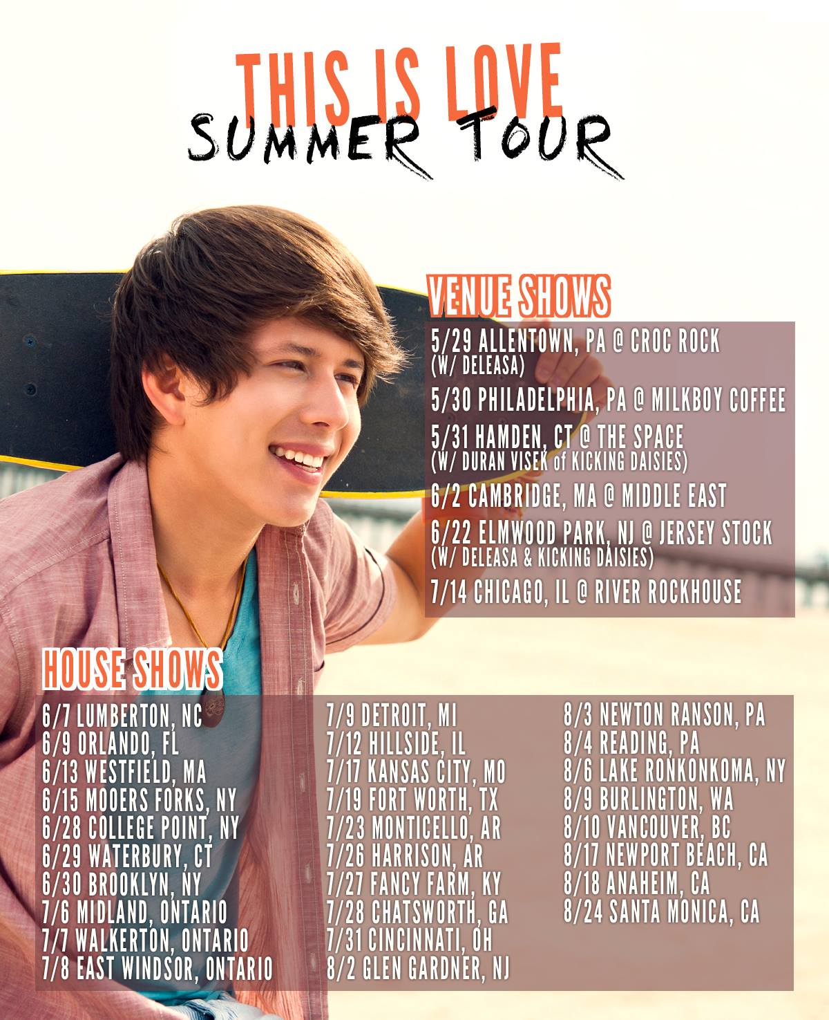 One AM Media: Anson Li Announces This Is Love Summer Tour