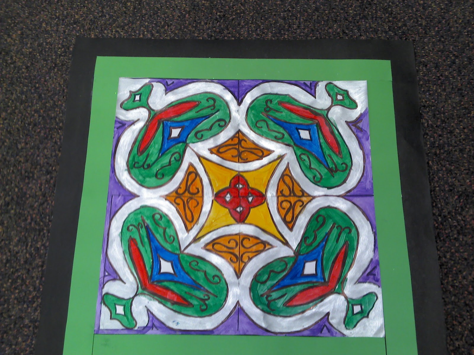Room 5: Ceramic Tile Design - Symmetry Art