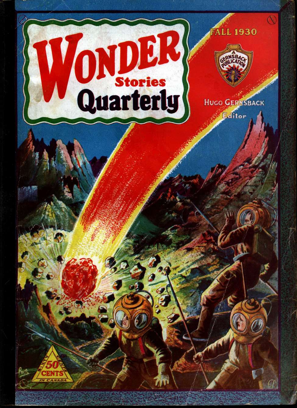 WBG+: Wonder Stories Quarterly: Between Earth And Moon a science ...