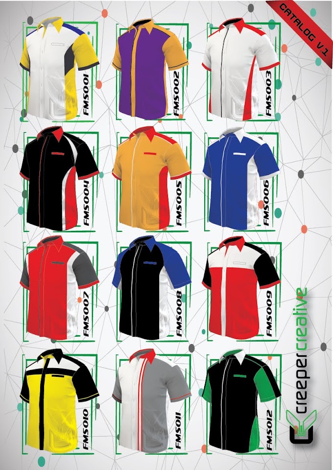 Kemeja Korporat F1 - Pakar Cetak Baju Custom Made Exclusive