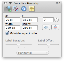 OmniGraffle Tips and Tricks: Tips using the Geometry Inspector
