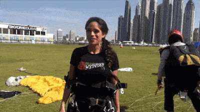 COOL FITNESS BLOG: Fit Life: Michelle Lewin - Skydive in Dubai.