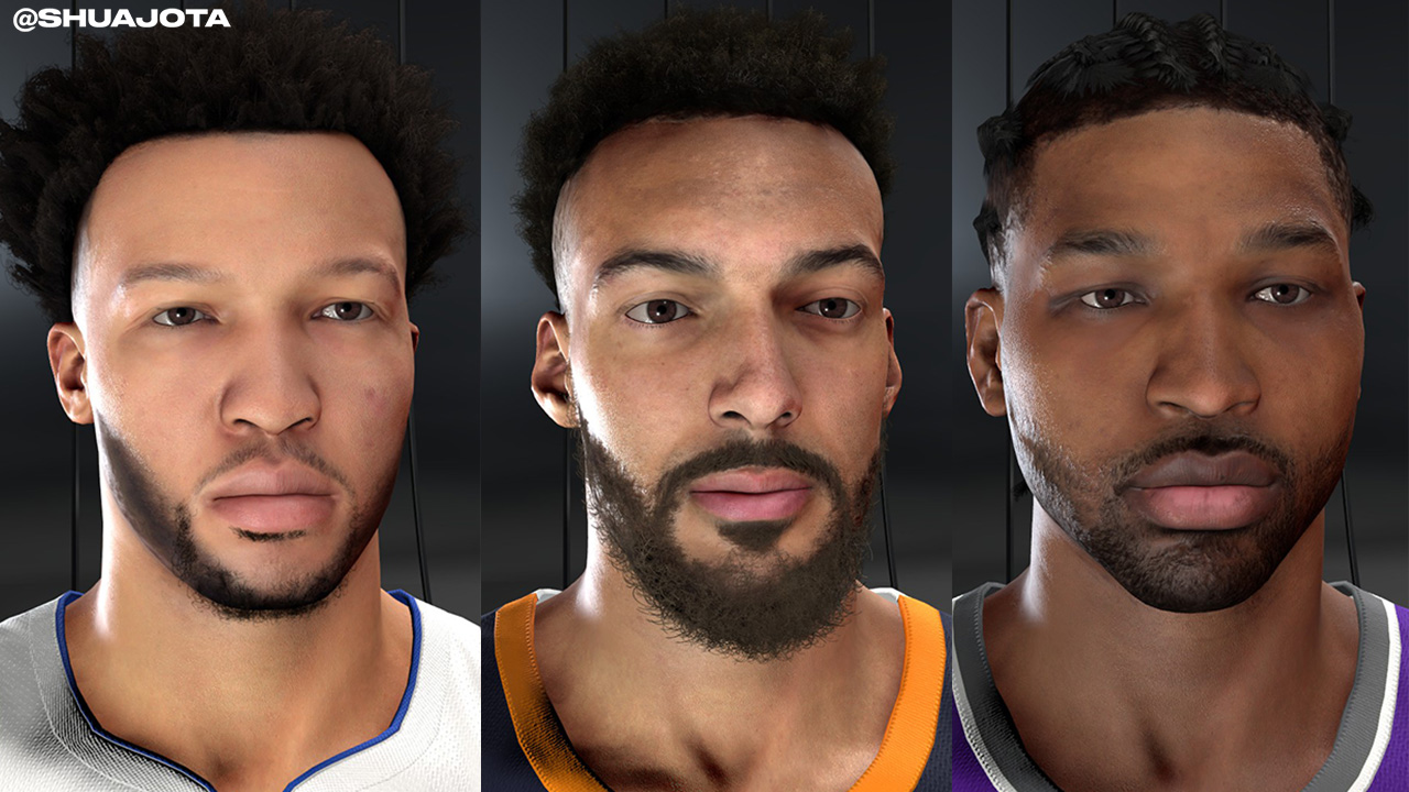 NBA 2K22 Cyberfaces Pack (Likeness Update 1.0) by Shuajota