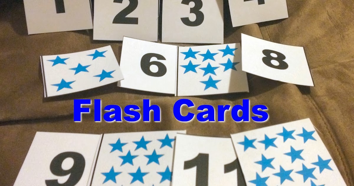 DIY Number Flash Cards for Toddlers and Printable - First Time Mom and ...