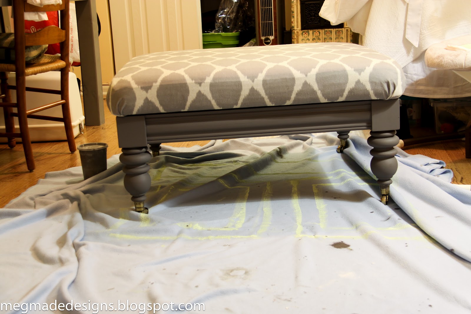 30 DIY Ottoman Projects for Inspiration | Frugal Family Fair