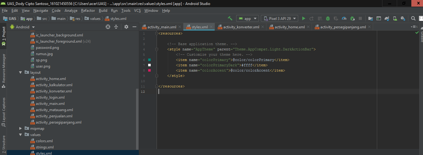 Cara membuat list view pada android studio