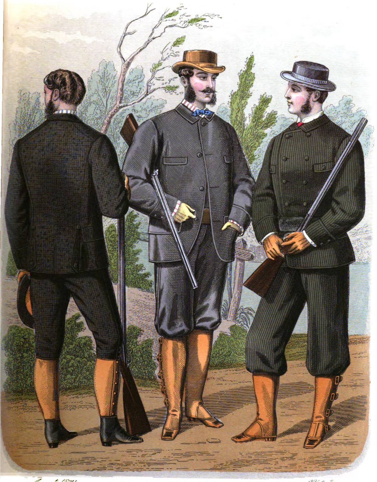 19th Century Historical Tidbits: 1874 Men's Fashions