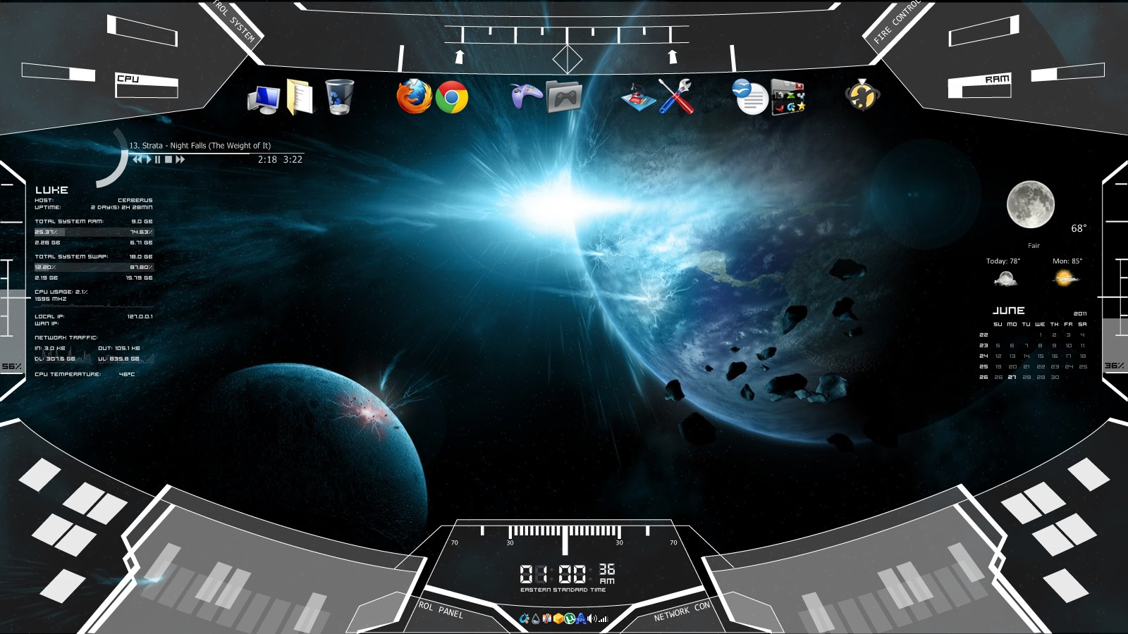 HUD Space Tech Zooper Theme Free - Muh94
