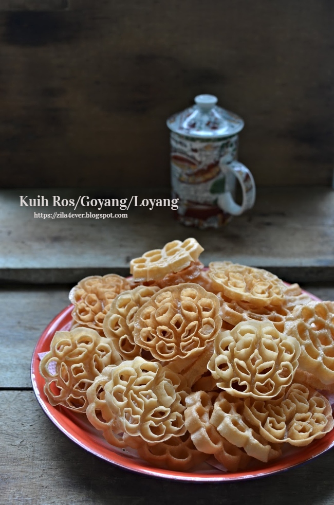 love touch ~ zila forever: Kuih Lajenn..Kuih Rose /Goyang..