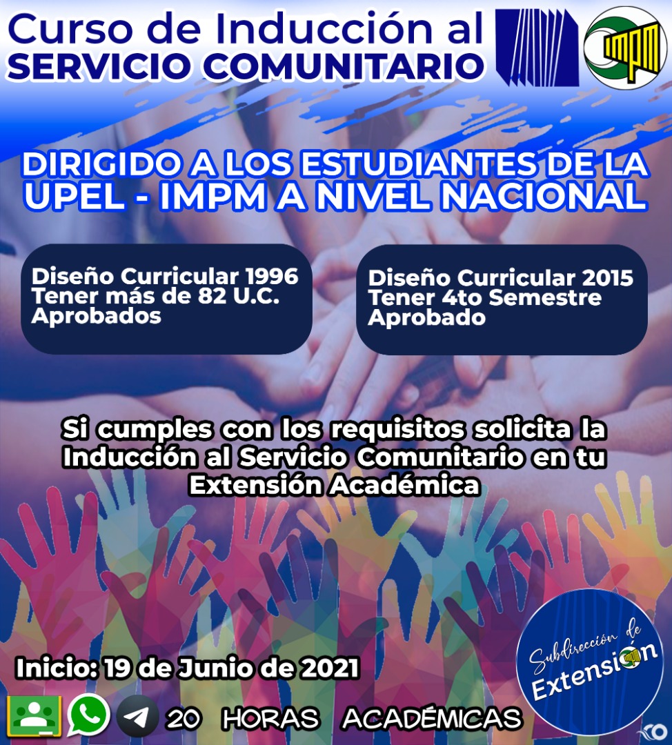 UPEL-IMPM EXTENSION EL TIGRE: junio 2021