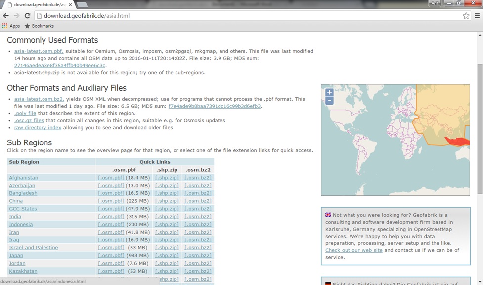 Cara Download Data Shapefile (SHP) Open Street Map (OSM) - GISPEDIA