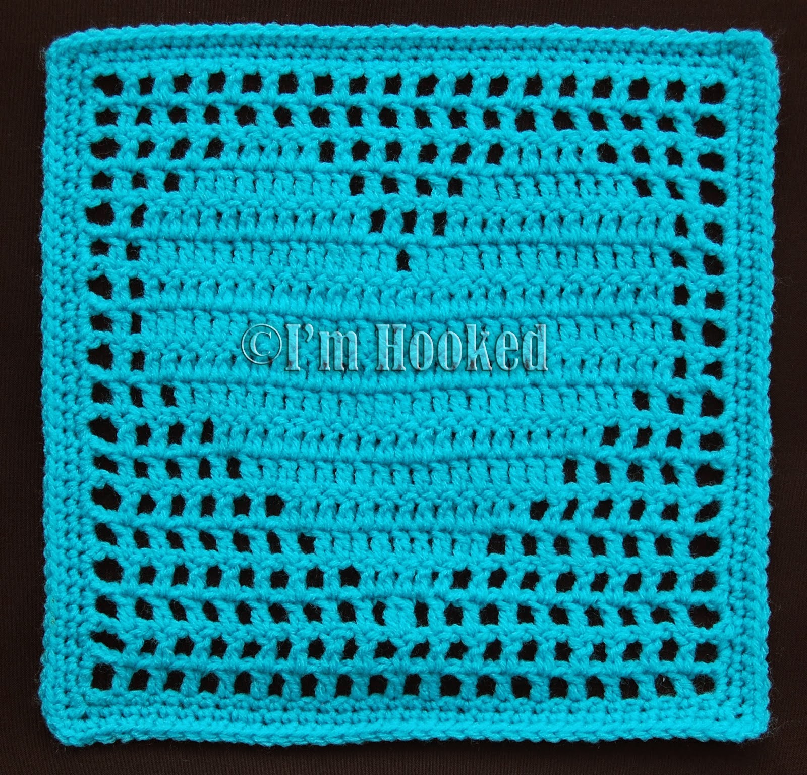 A Day In My Life...Crochet & Reviews: Heart Fillet Block