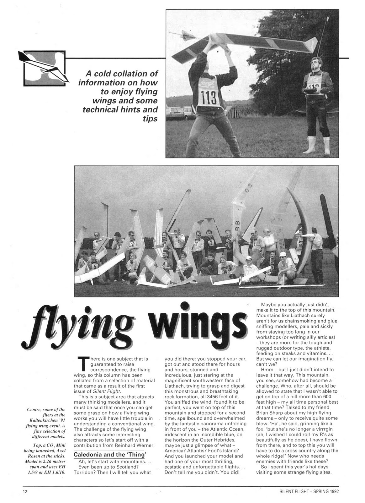 flying wings: early 90s wing design