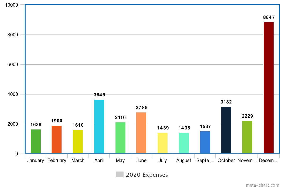 Travel With Kevin And Ruth December Expenses Yikes And 2020 Financial Review Travel With Kevin And Ruth December Expenses Yikes And 2020 Financial Review