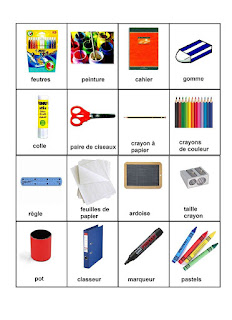 J'aime SEK: Le matériel scolaire