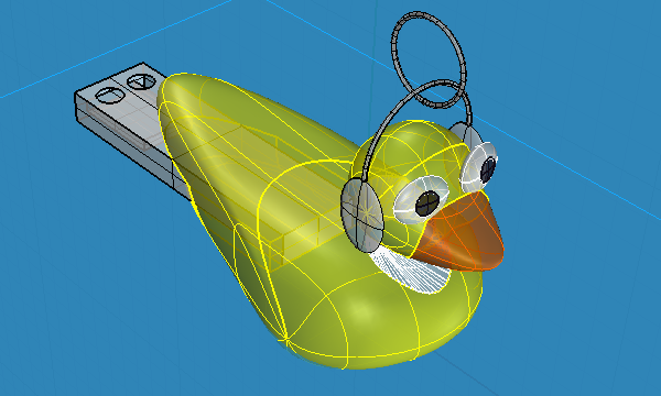 ELDS 205: Computer Aided Product Design: Janae' Javis Week 2 Duckie USB
