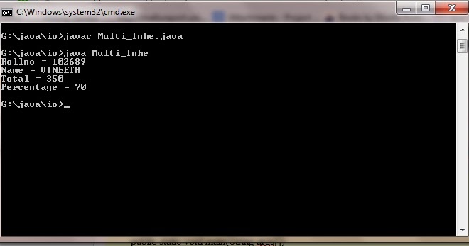 JAVA PROGRAMMING WITH SUMAN: Creating a multilevel hierarchy. JAVA PROGRAMMING WITH SUMAN: Creating a multilevel hierarchy.