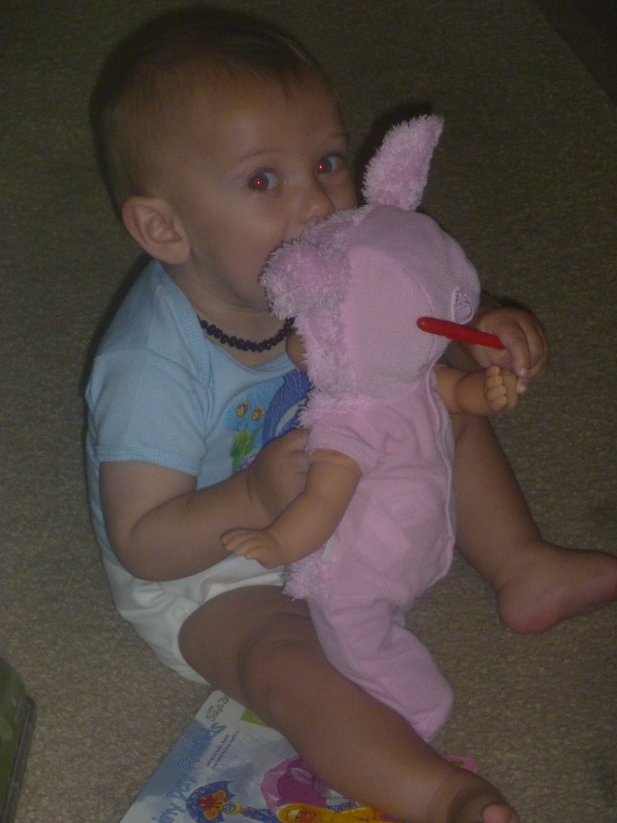 DROOLY KISSES ~~ WORDLESS WEDNESDAY W/ LINKY - Mama to 6 Blessings