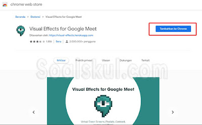 Cara Instal & Menggunakan Filter Visual Effect Google Meet Disertai ...