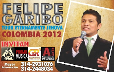 El Cantante Mexicano Felipe Garibo visitara por primera vez a Colombia ...