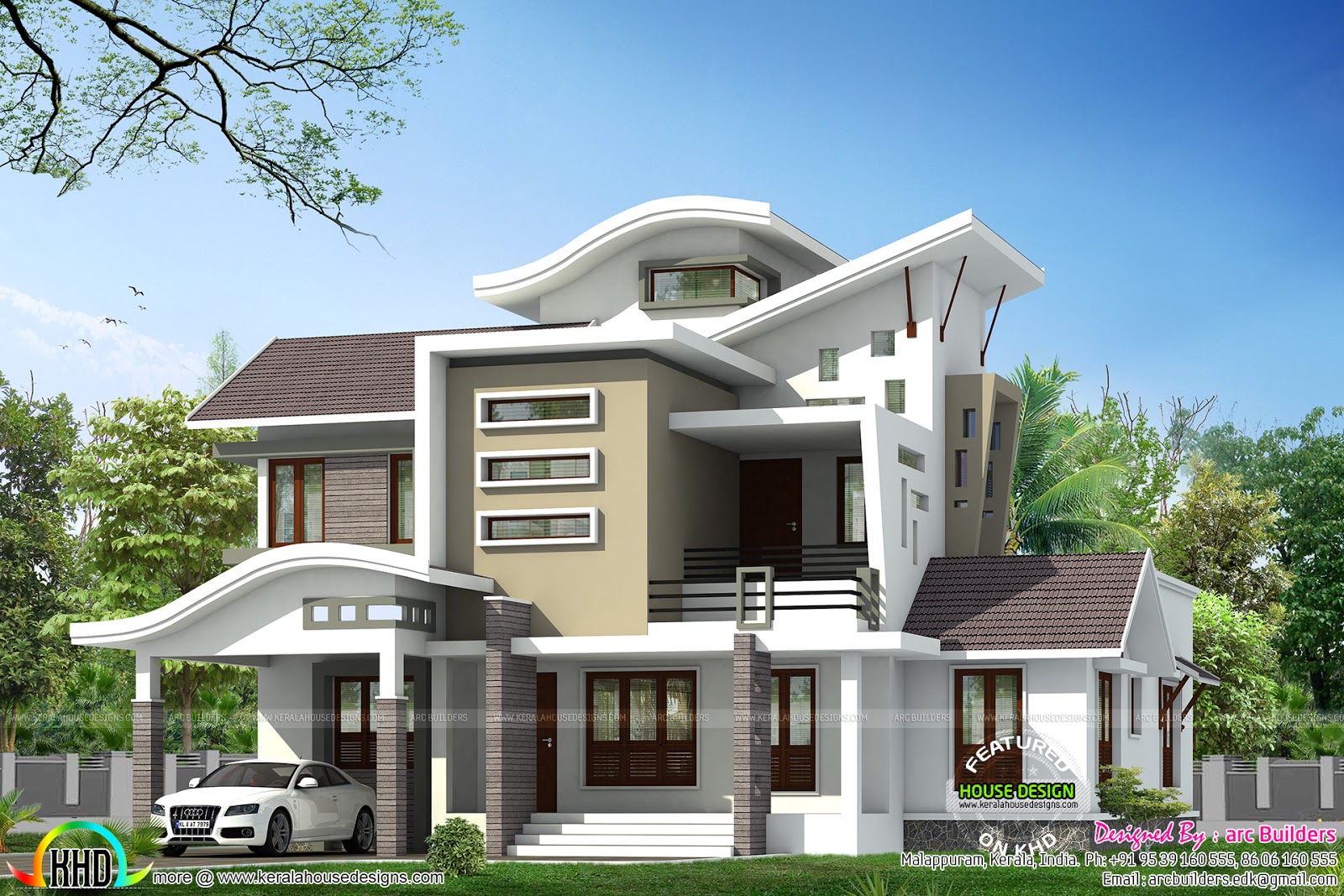 Unique Ultra Modern Contemporary Architecture Kerala Home Design And