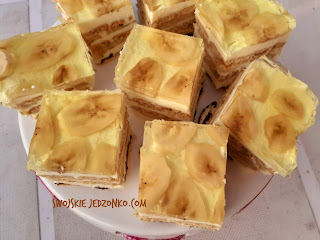 Delicja bananowa- Pyszne ciacho na każdą okazję - Swojskie jedzonko