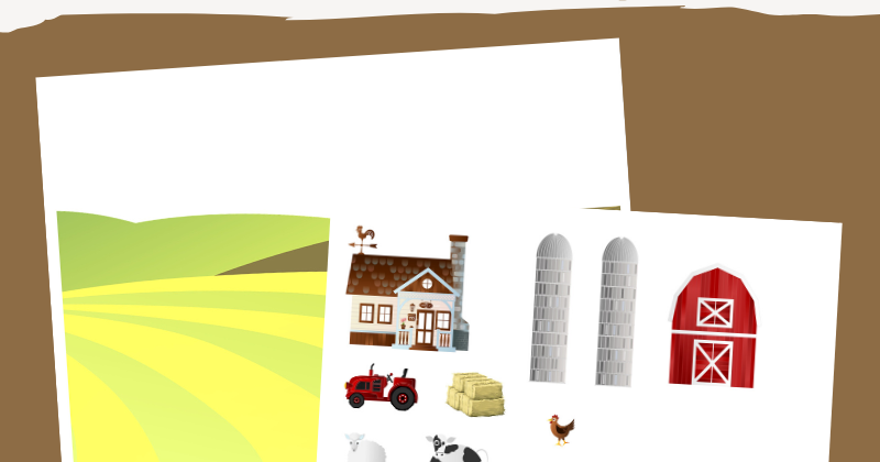 Free Printable Farm Barrier Game for Speech Therapy | And Next Comes L ...