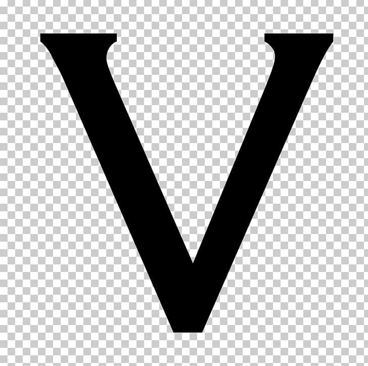 Letter V Clipart Black And White - Letter Format