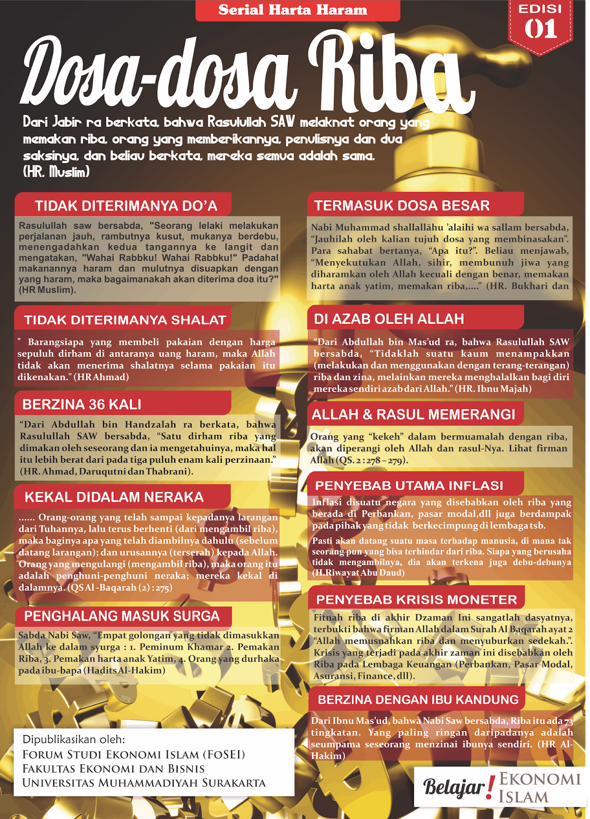 Download Poster: Dosa-dosa Riba - Download Kajian Muamalah