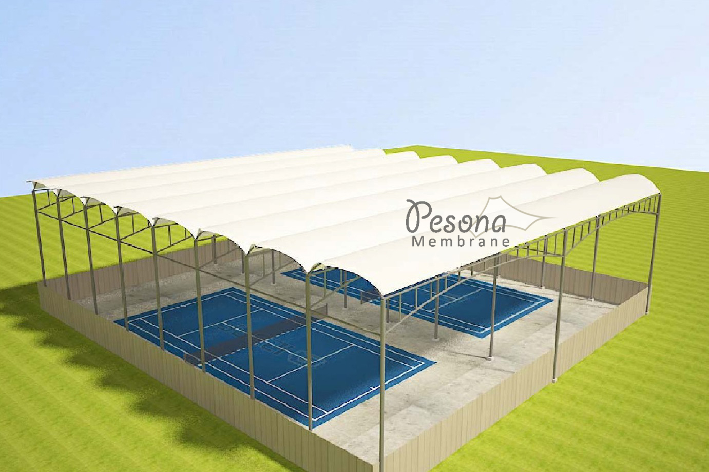 Atap Membrane untuk GOR & Lapangan