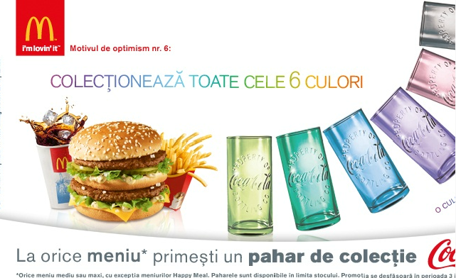Pahare Coca Cola Mcdonalds