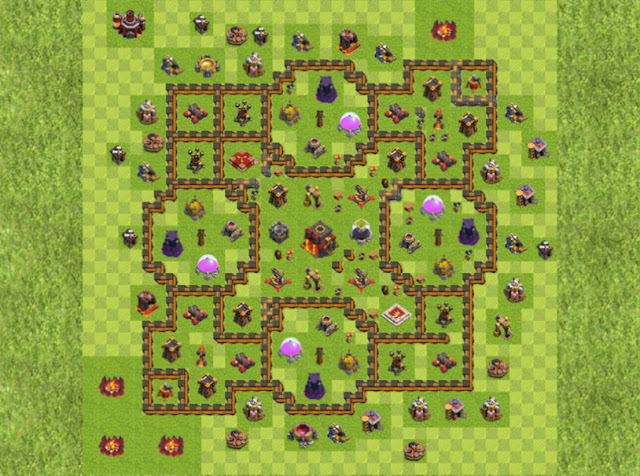 Base War TH 10 Terbaru dan Terkuat | Kumpulan Base dan Cara Bermain ...