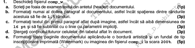 lectieticinfo: Subiecte Bac Competente Digitale XII