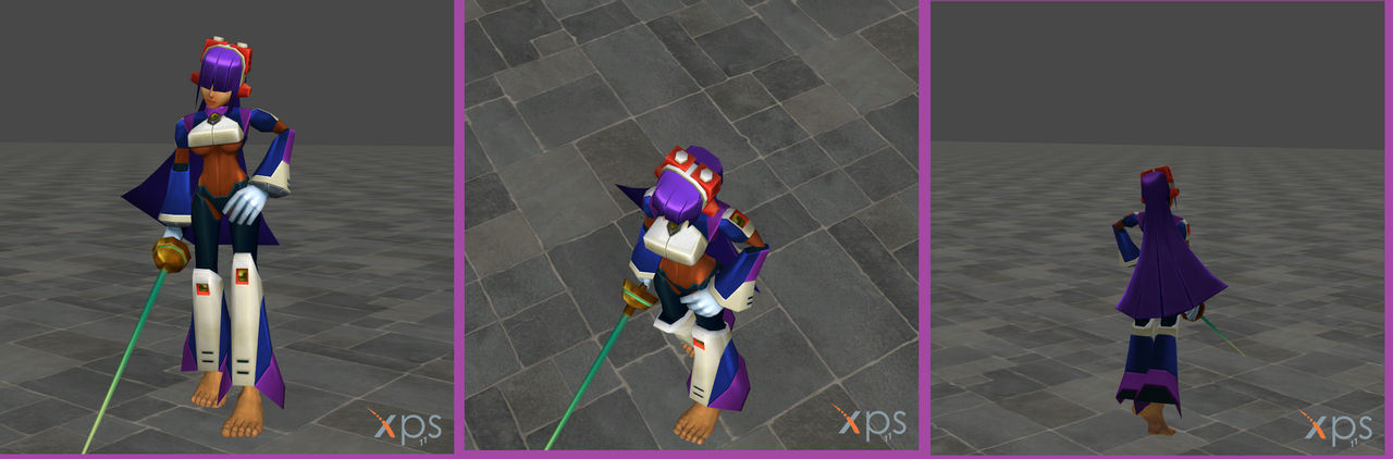 Anime Feet: Mega Man X: Alia and Layer