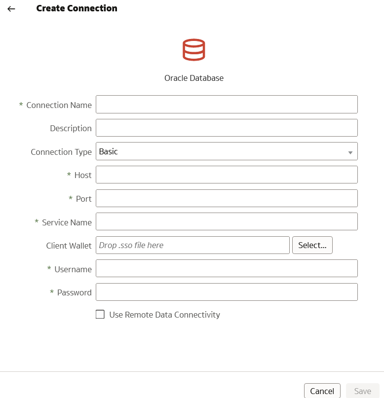 Obiee In Il Oac Connection With Oracle Db Vm Dbcs On Oci The Host Name And Service Name