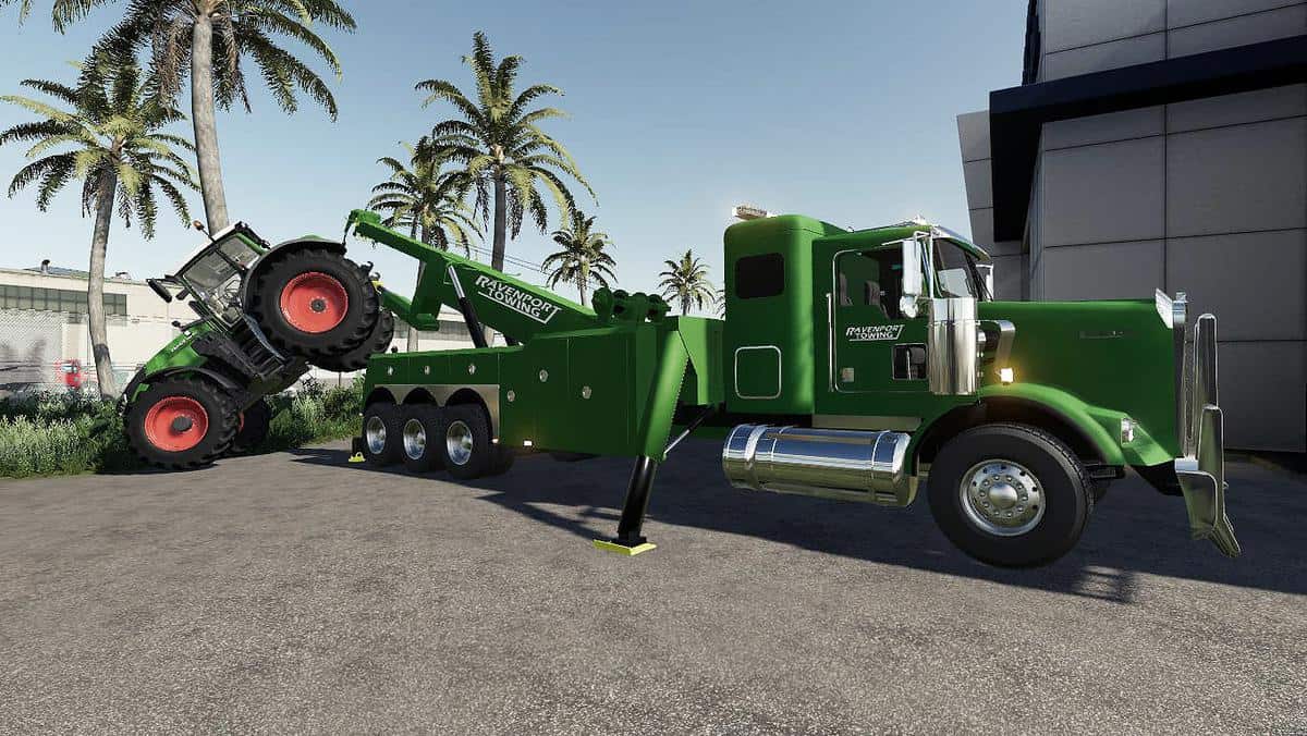 FS19 WMF Tow Truck Pack v0.1 - FS 19 & 22 USA Mods Collection