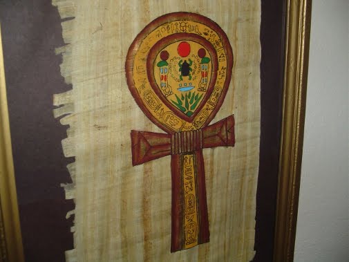 The King Tutankhamon Database: The Ankh Mirror and Cryptography