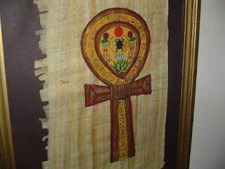 The King Tutankhamon Database: The Ankh Mirror and Cryptography