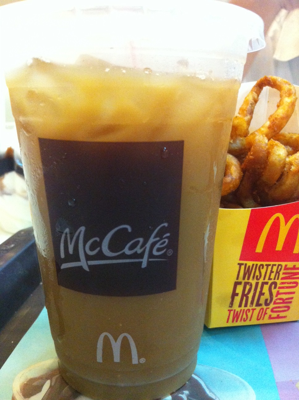 bunay's little corner: McDonald’s Twister Fries + Iced Coffee with Vanilla