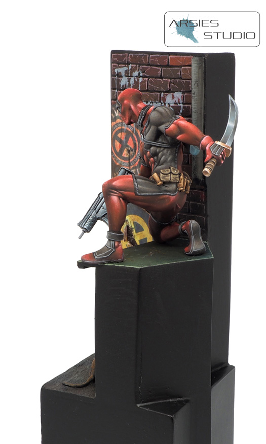 Javier González "Arsies", Miniature Painter: DEADPOOL 70mm