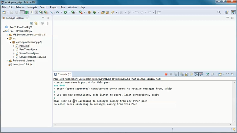 Prototype Project: Peer-to-peer (P2P) chat w/ JAVA - prototype project 02