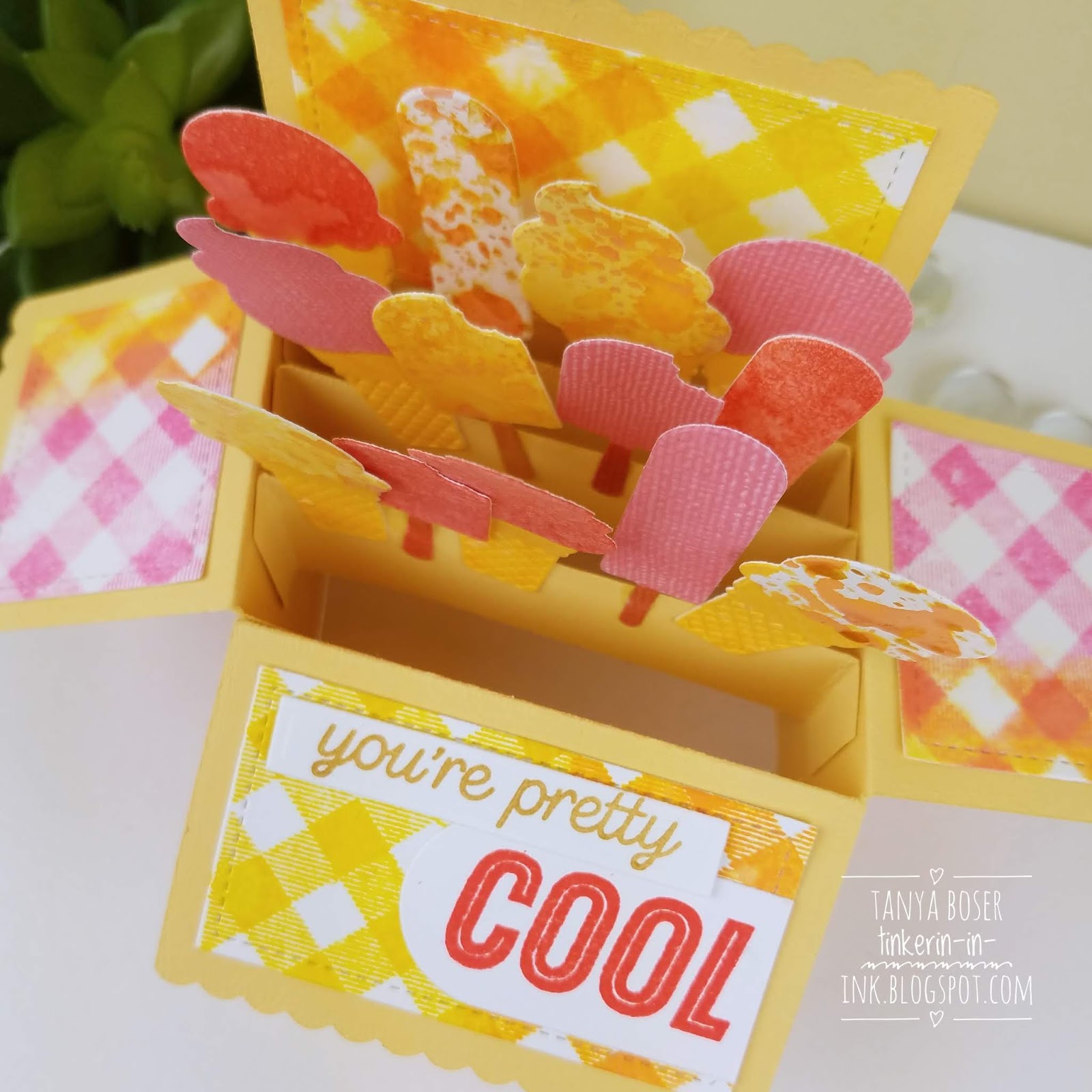 Tinkerin In Ink with Tanya: Ice Cream Box Pop Up