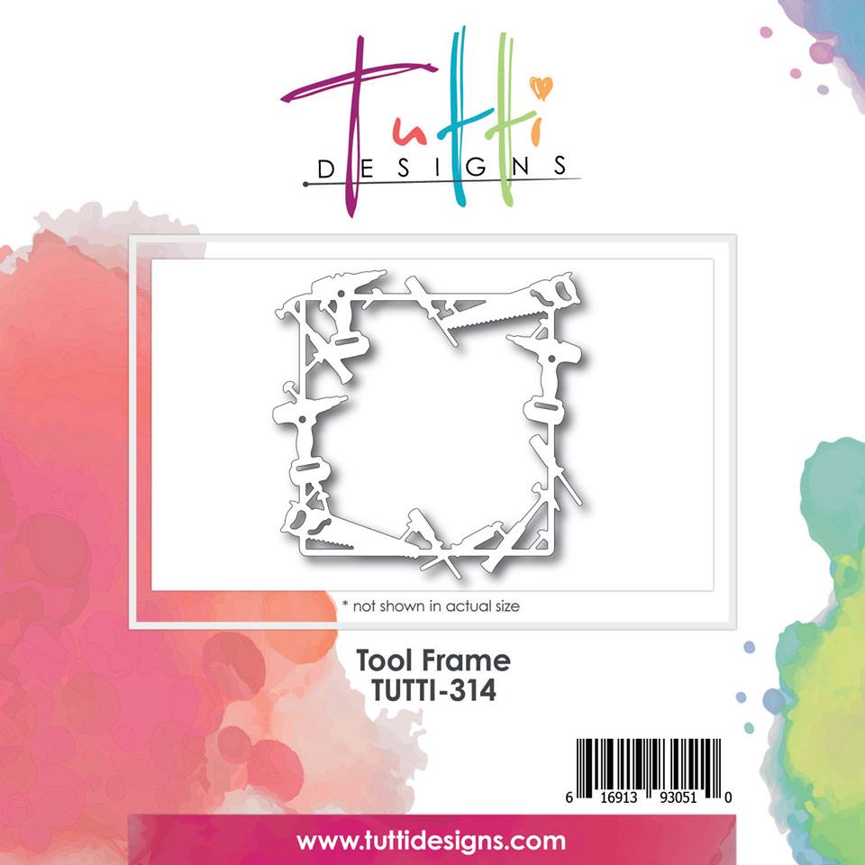 Crafting By The Beach: Tool Frame Shaker Card