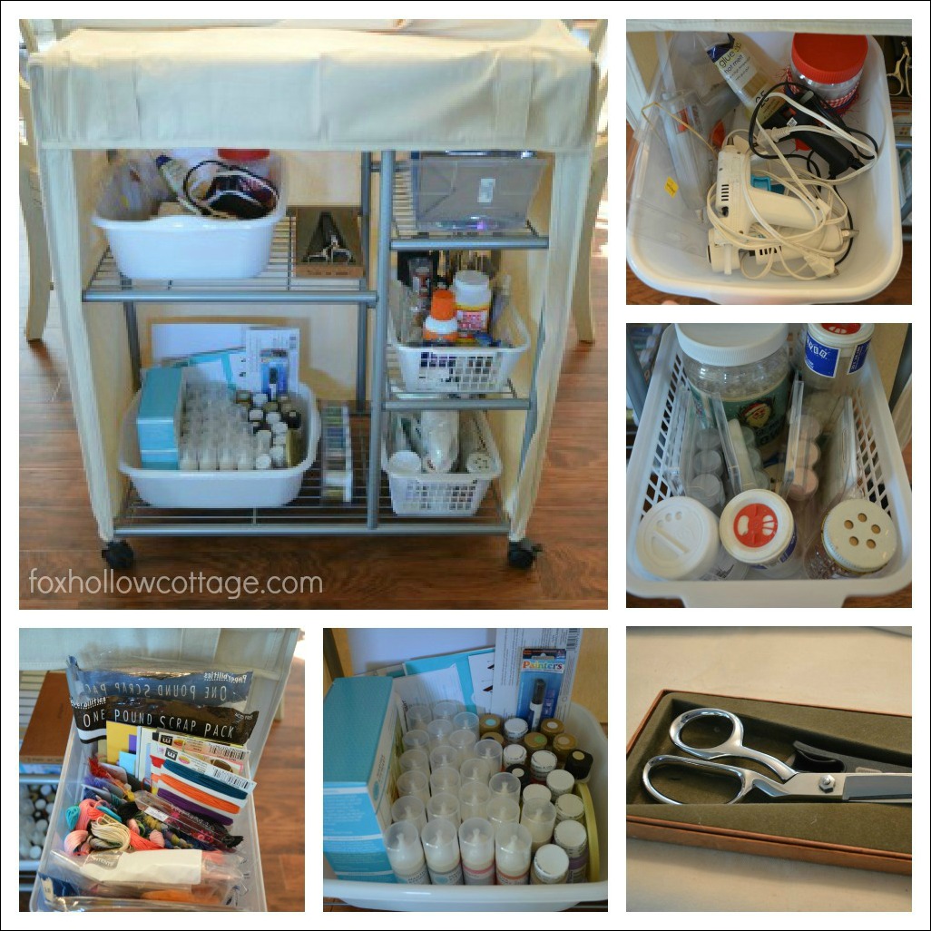 Cheap and Easy {no frills} Craft Supply Storage